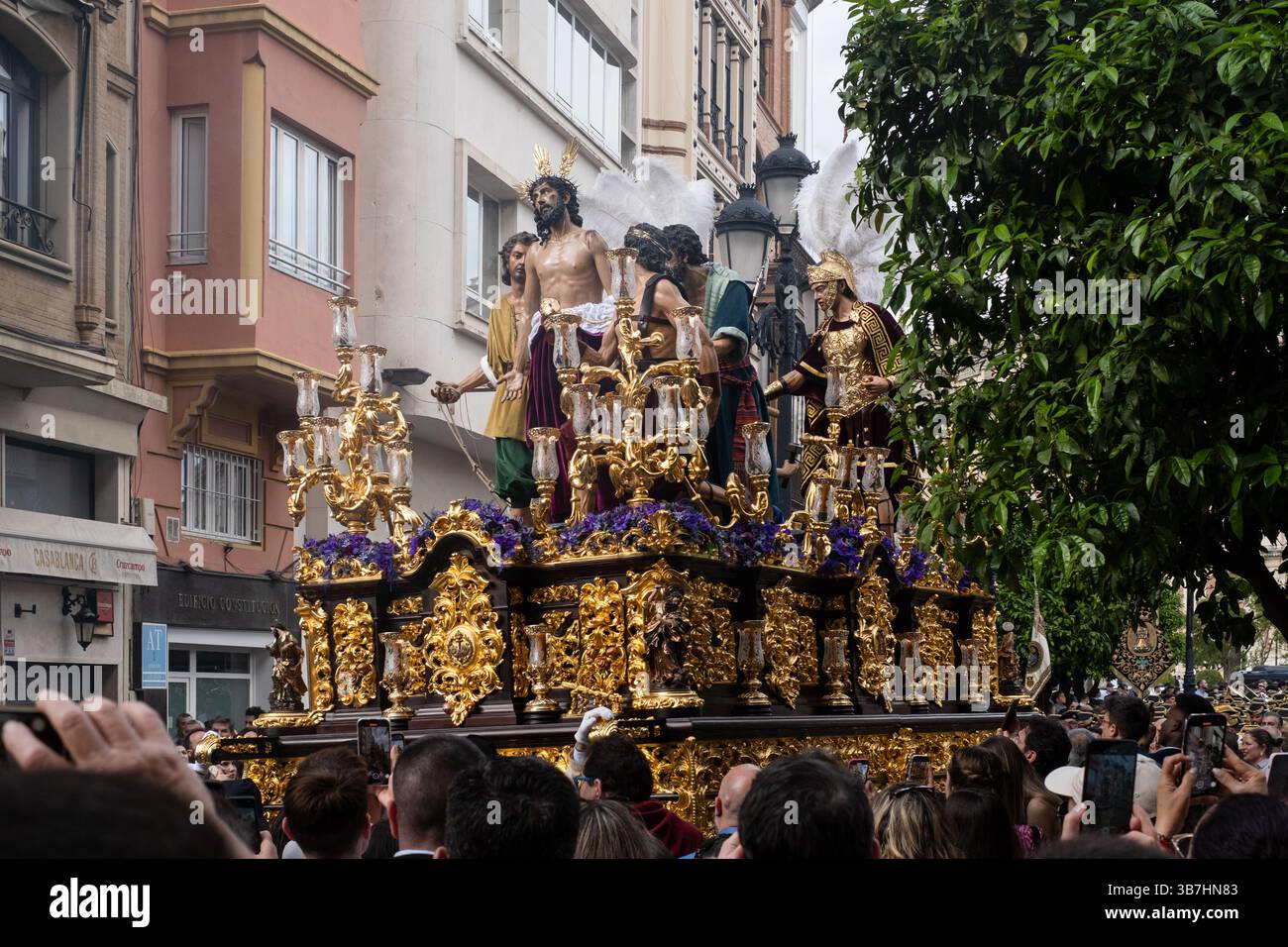 Semana Santa, Holy Week celebrations in Seville, Spain Stock Photo - Alamy