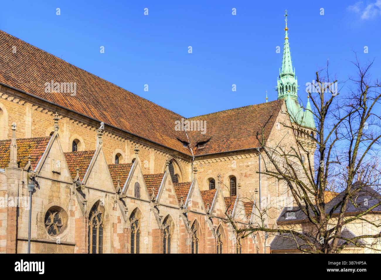 Old town in Brunswick with town hall tower Stock Photo - Alamy