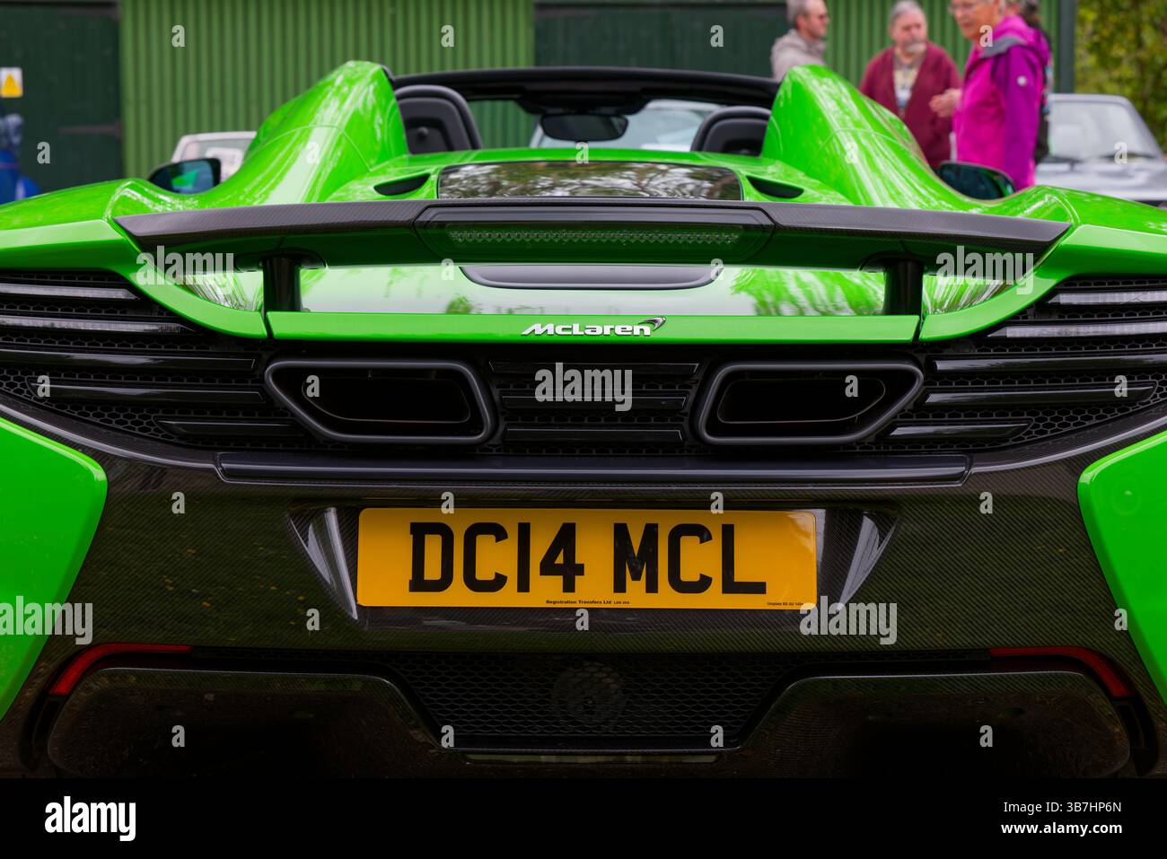 Close up rear view of McLaren MP4-12C DC14MCL Stock Photo - Alamy