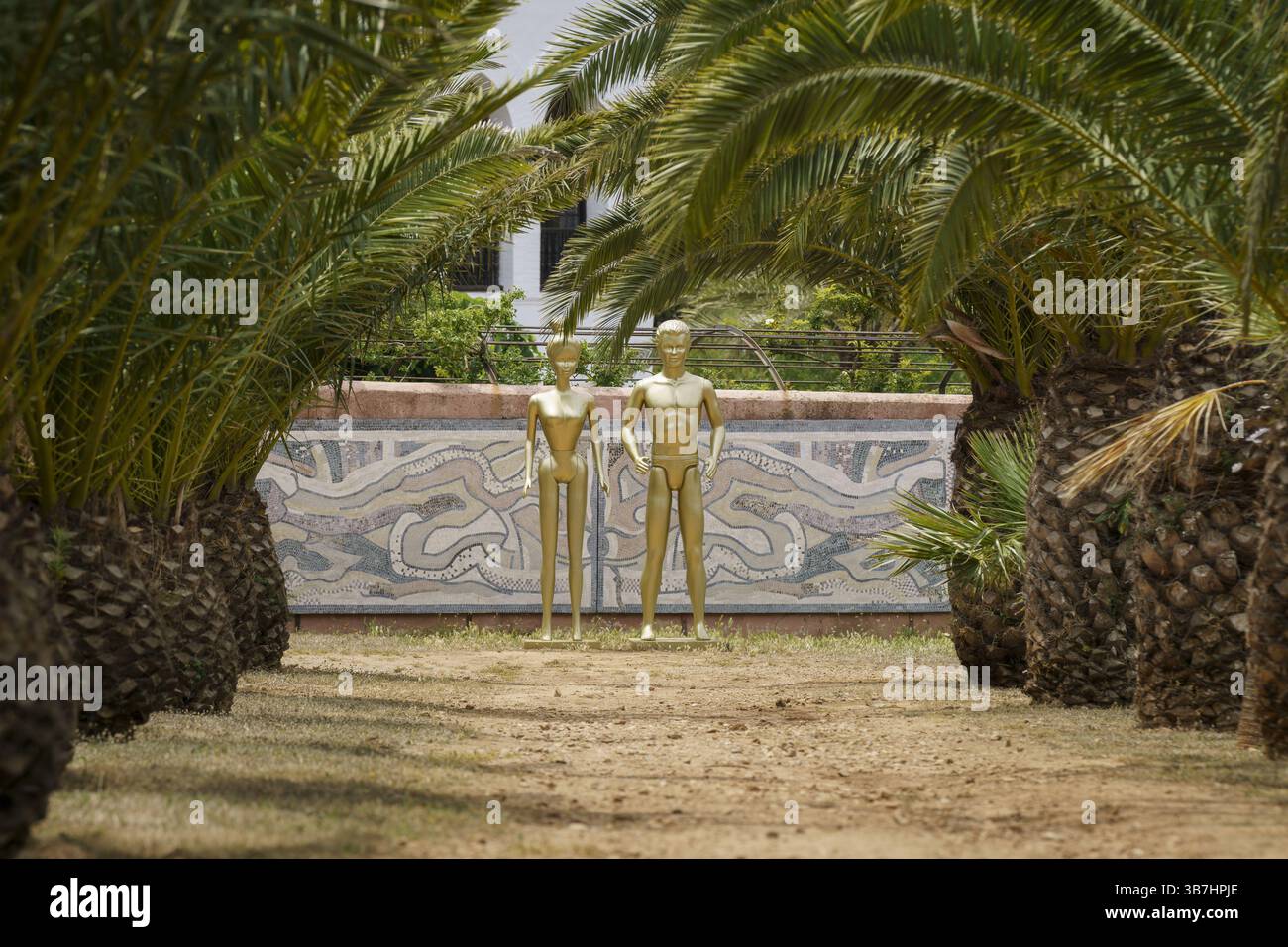The Golden idols, Sa Bassa Blanca Museum (msbb) Yannick Vu and Ben Jakober, Alcudia, Majorca ...