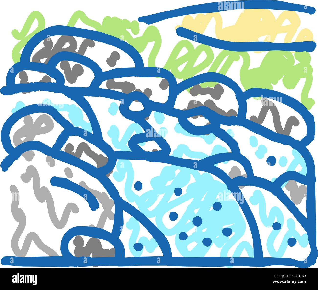 River rapids mountain Stock Vector Images - Alamy