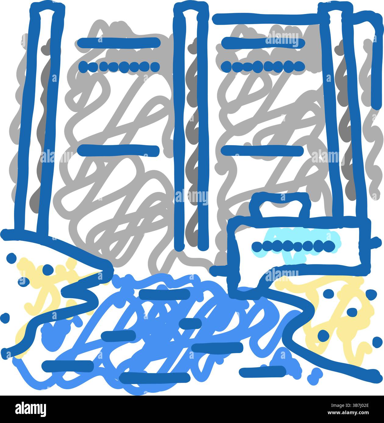 reservoir water icon doodle illustration Stock Vector Image & Art - Alamy