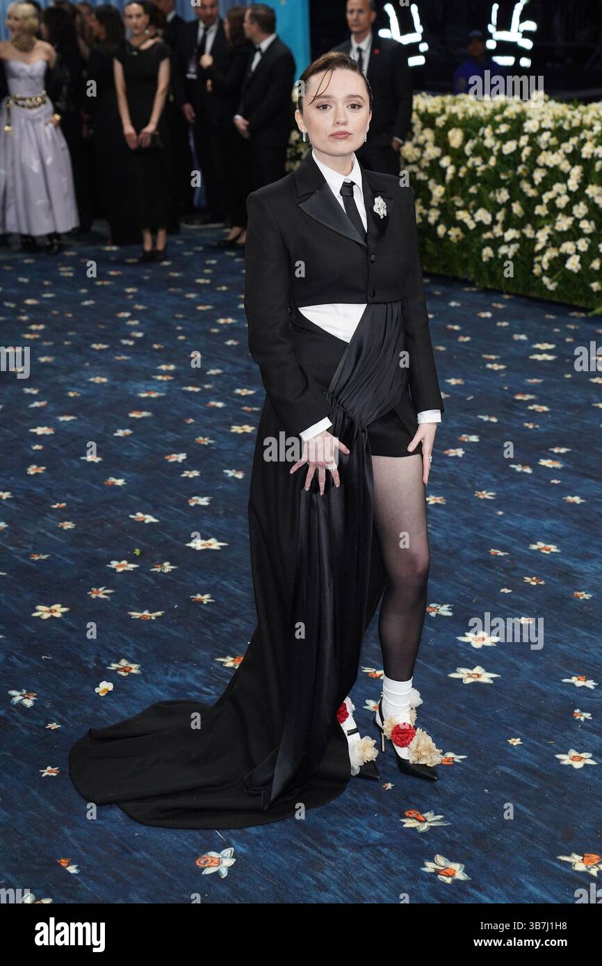 Ny. 05th May, 2025. Aimee Lou Wood at arrivals for The 2025 Costume ...