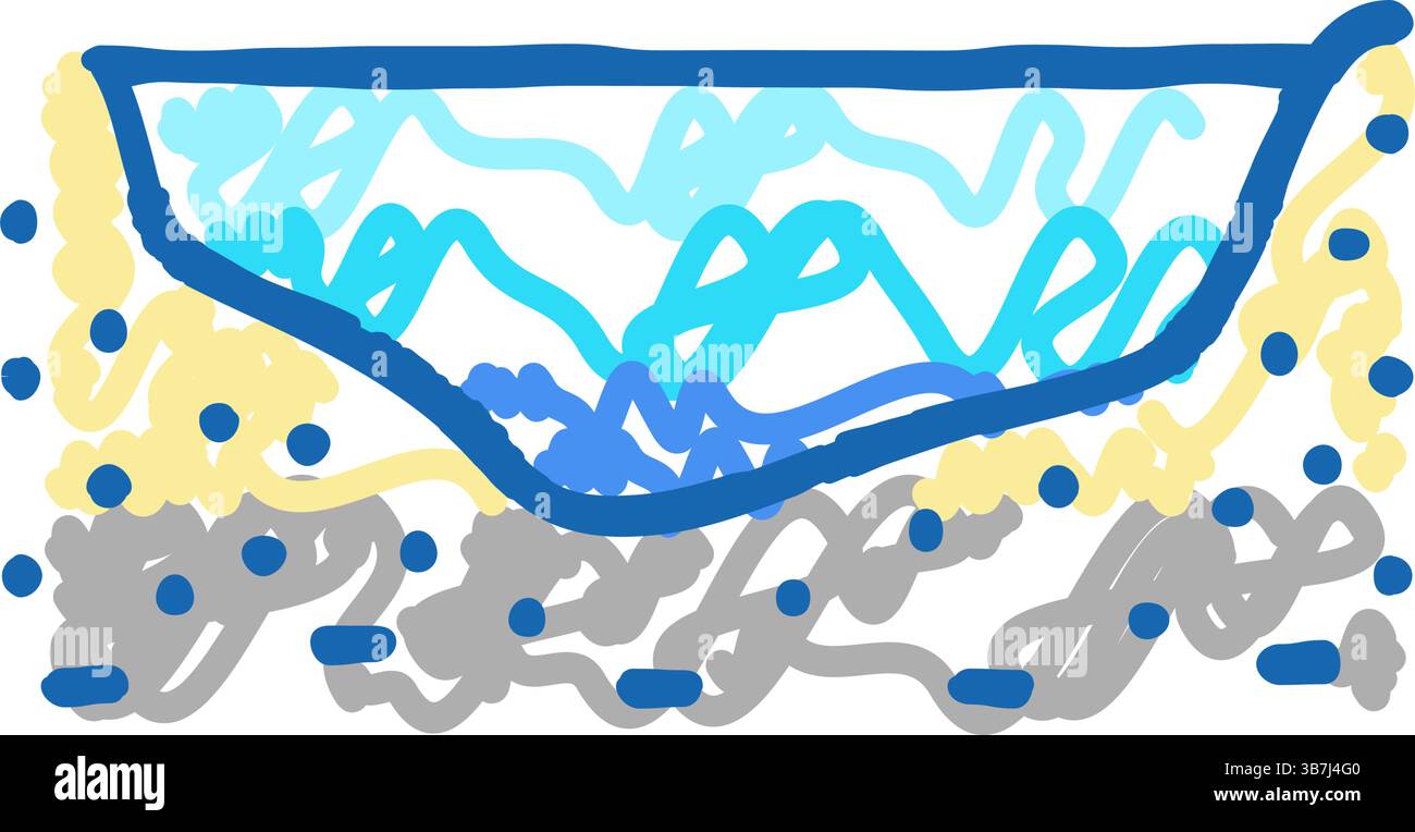 River bed Stock Vector Images - Alamy