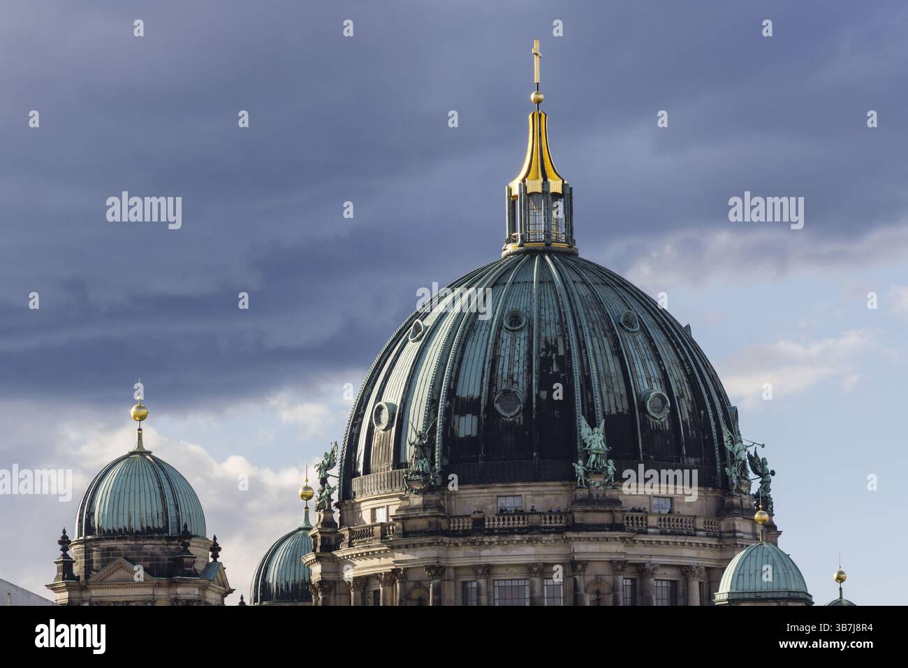Catedral de Berlin (Berliner Dom) templo de la Iglesia Evangelica, estilo neobarroco, S. XIX ...