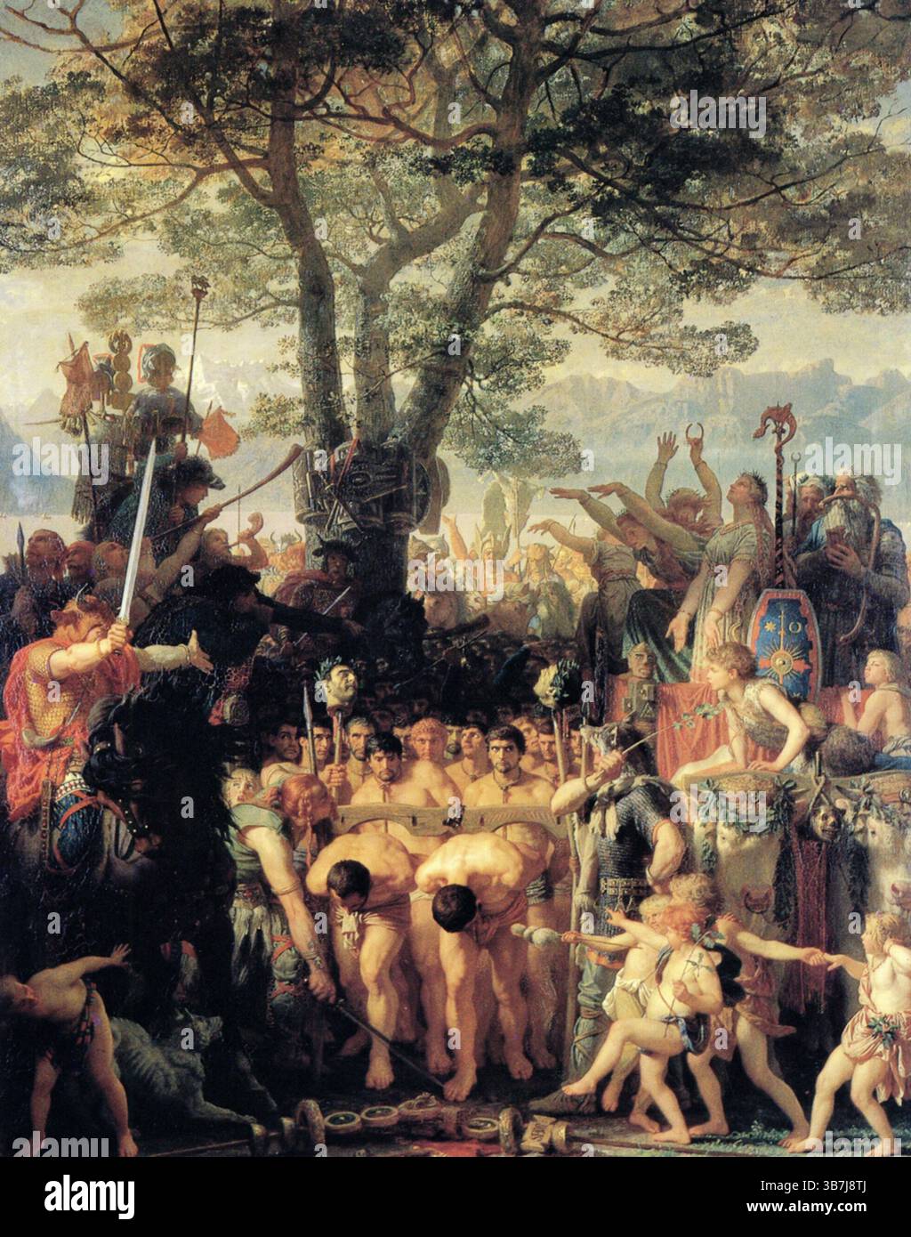 Romans Passing under the Yoke (1858) by Charles Gleyre, imagining the ...