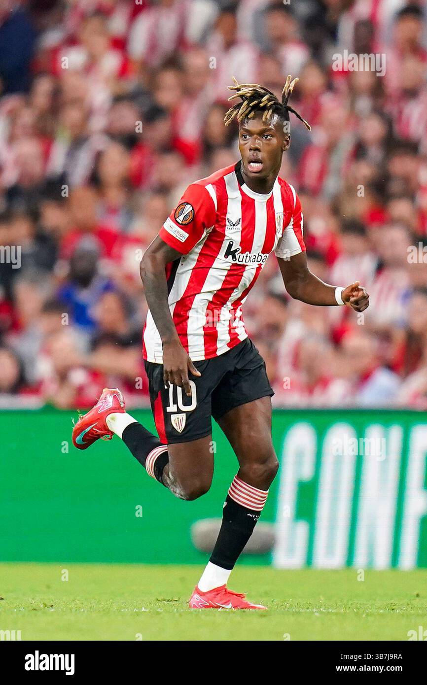 Bilbao, Spain. 01st May, 2025. Athletic Club de Bilbao forward Nico ...