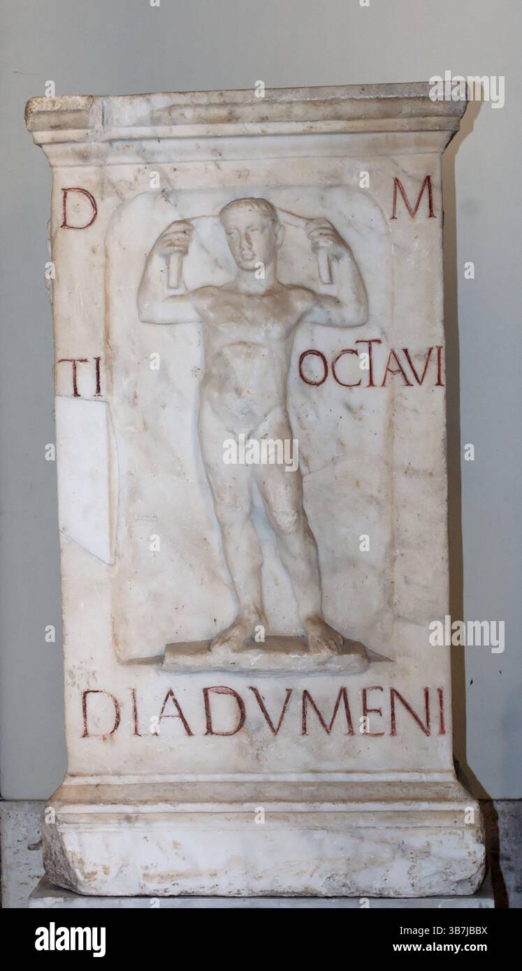 The only known instance of a Roman tombstone representing the deceased ...