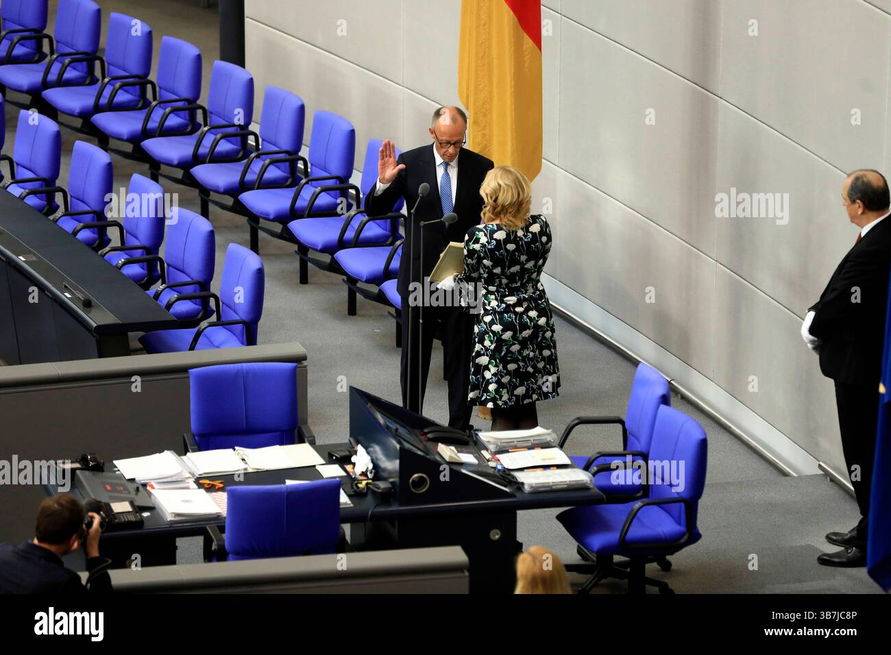 Berlin, 06.05.2025 Bundestagssitzung zur Wahl des 10. Bundeskanzlers im ...