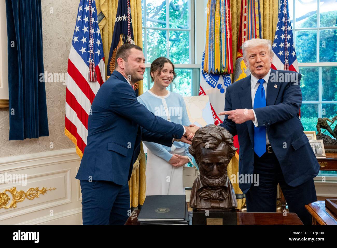 May 5, 2025 - Washington, District of Columbia, U.S. - President Donald ...