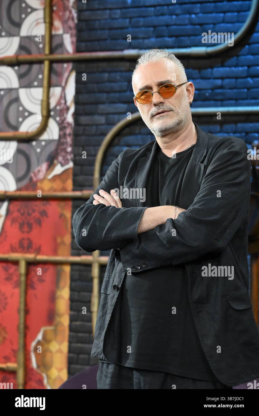 Rome, Italy. 06th May, 2025. Rome: Rai Studios ex Dear. Transmission Ciao Maschio. In the photo ...