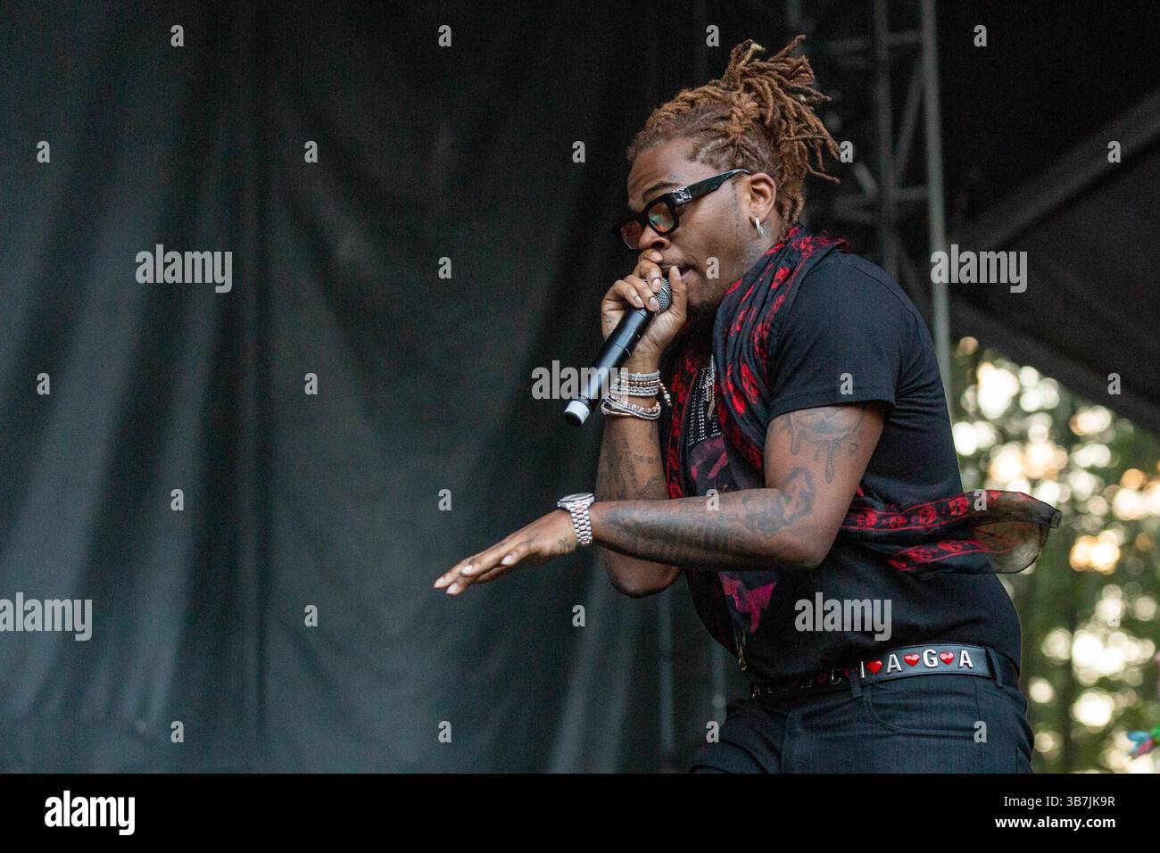 August 3, 2019, Chicago, Illinois, U.S: Rapper GUNNA (SERGIO KITCHENS ...