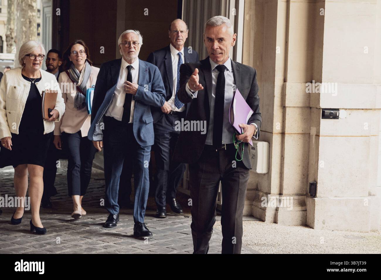 Paris, France. 06th May, 2025. Arrival of Francois Rebsamen, Minister ...