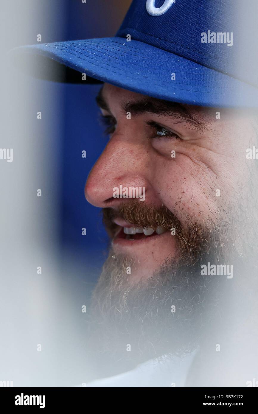 Kansas City, MO, USA. 5th May, 2025. Kansas City Royals center fielder ...