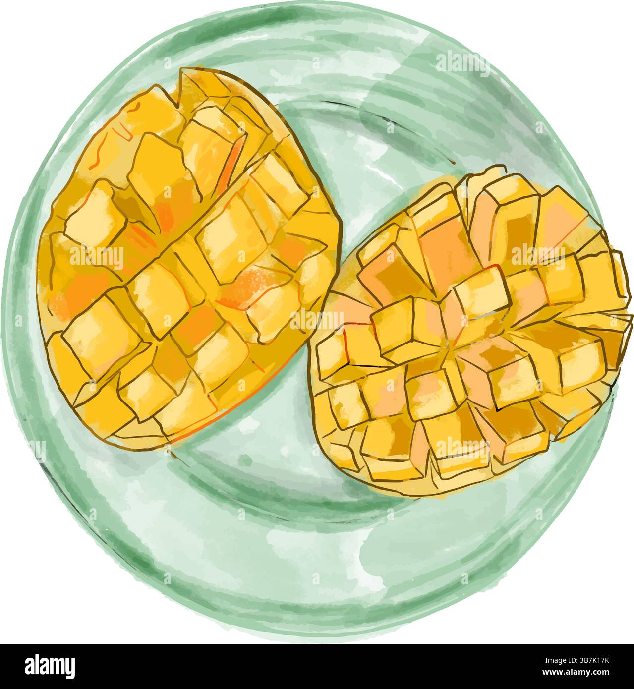 Mango colours Stock Vector Images - Alamy