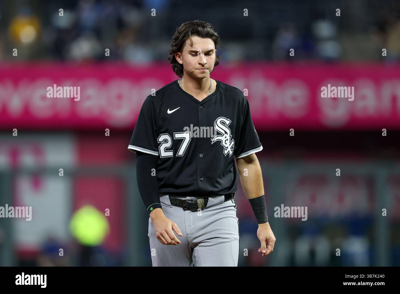 Kansas City, MO, USA. 5th May, 2025. Chicago White Sox outfielder ...