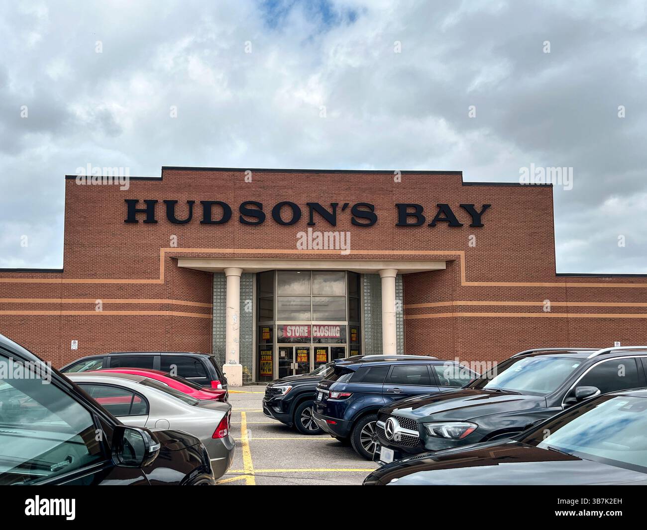 May 2, 2025 - Newmarket, Ontario, Canada: View of Hudson's Bay ...