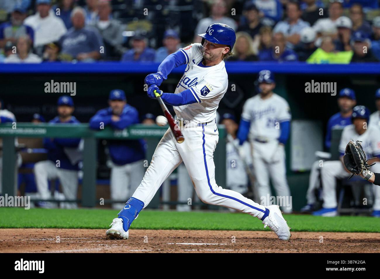 Kansas City, MO, USA. 5th May, 2025. Kansas City Royals right fielder ...