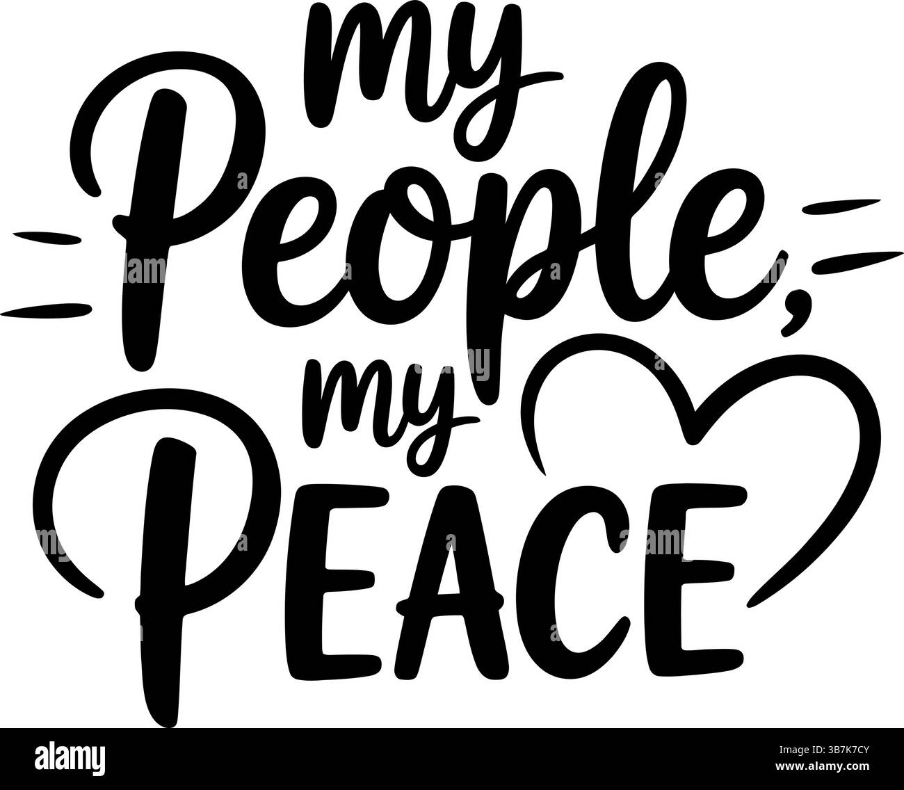 Family is everything clipart Stock Vector Images - Alamy