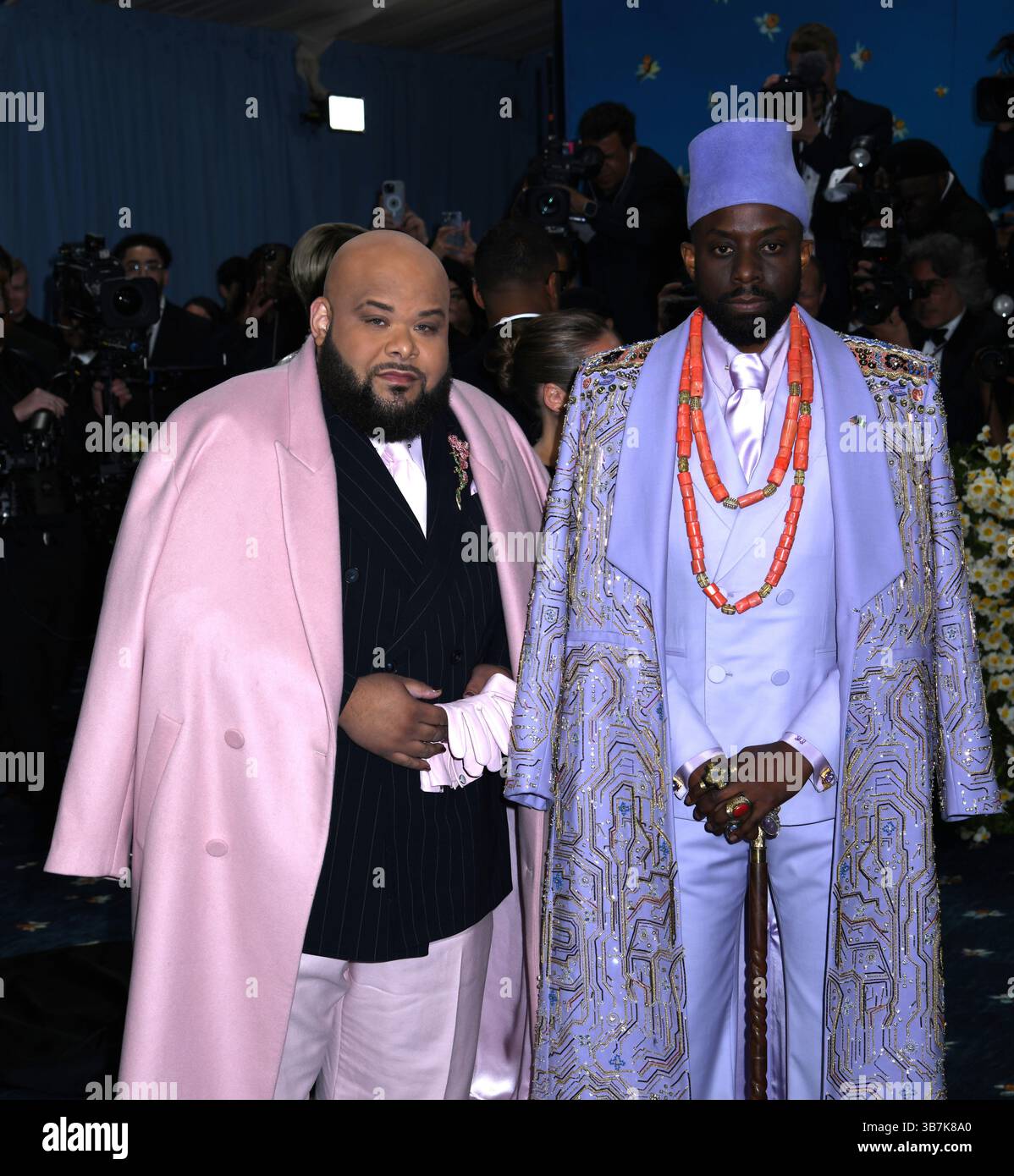 May 5, 2025, New York, Ny, United States: Sergio Hudson and John Imah ...