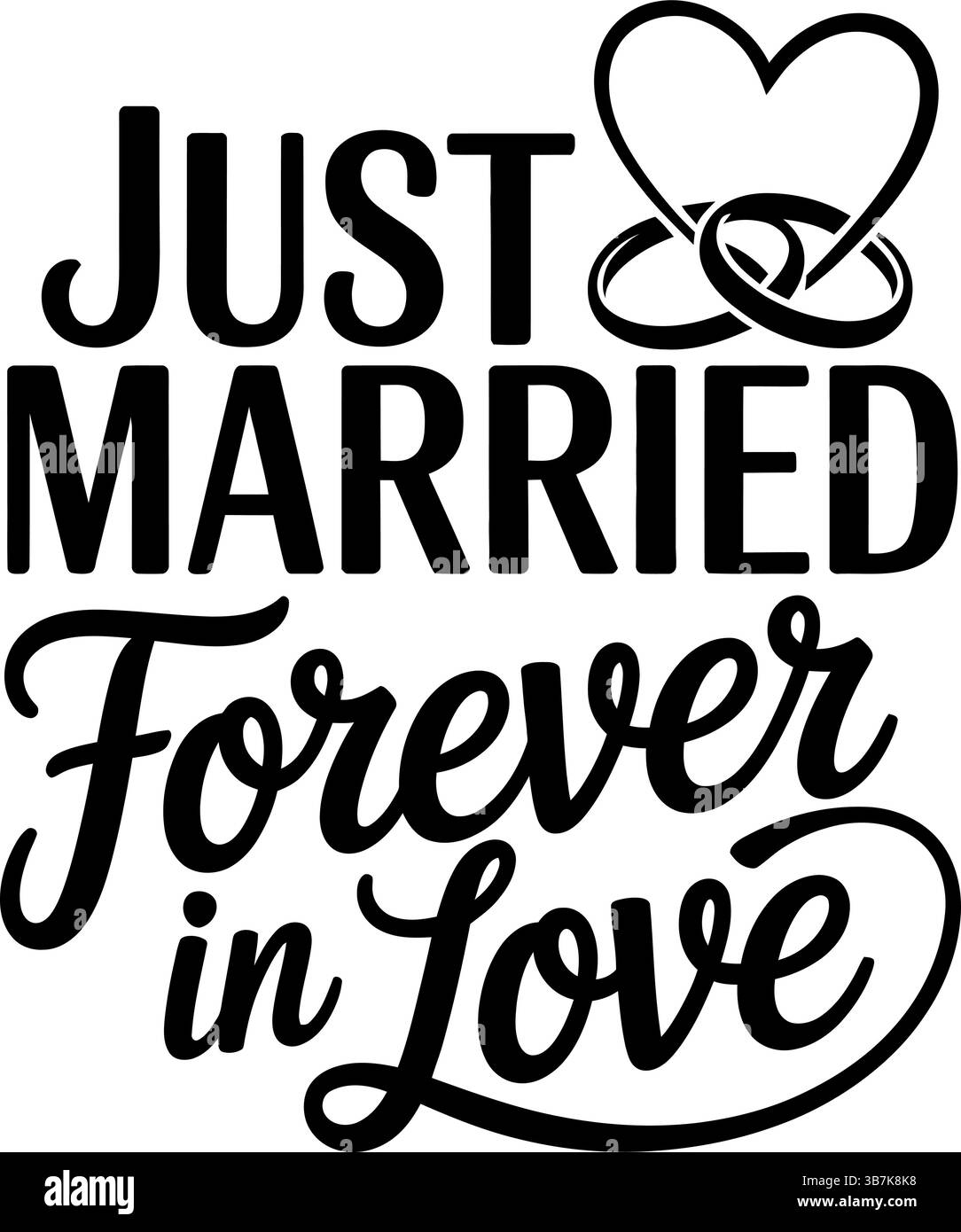 Wedding svg typography Stock Vector Image & Art - Alamy