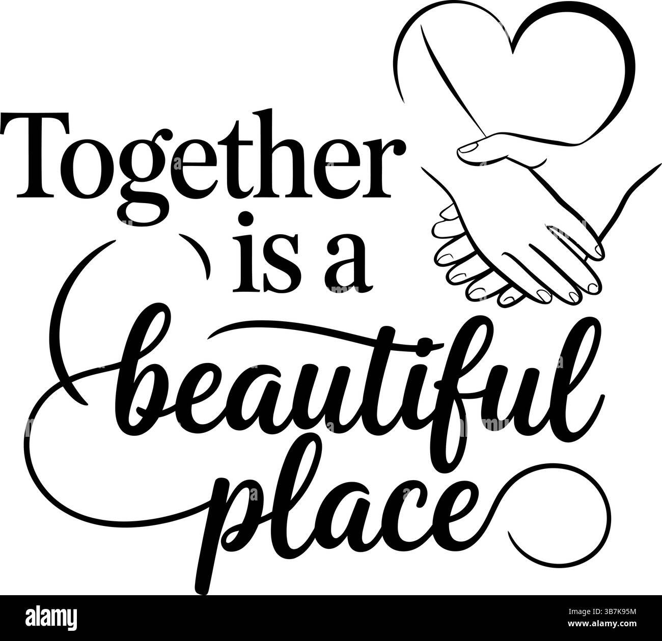 Wedding svg typography Stock Vector Image & Art - Alamy