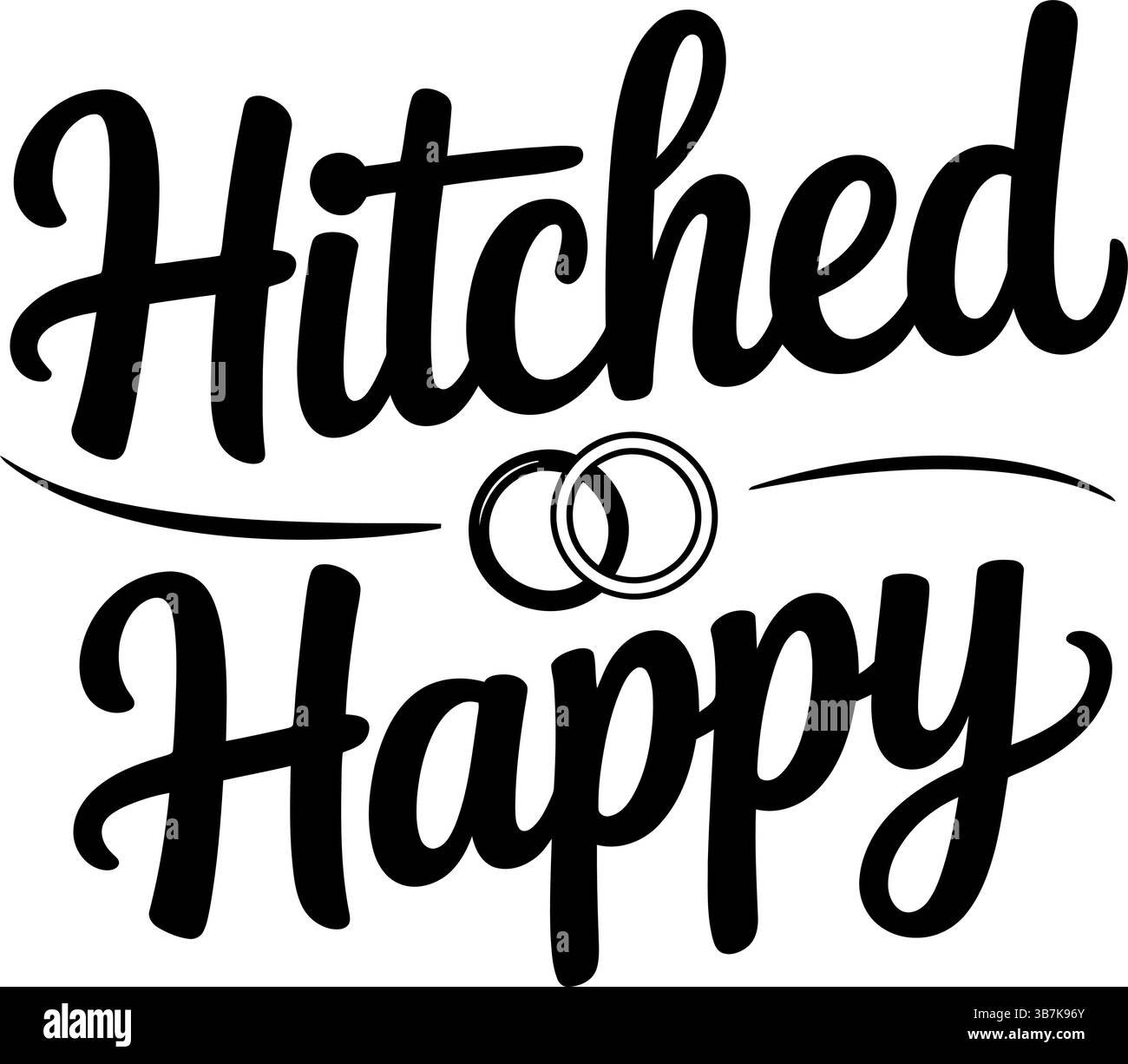 Wedding svg typography Stock Vector Image & Art - Alamy