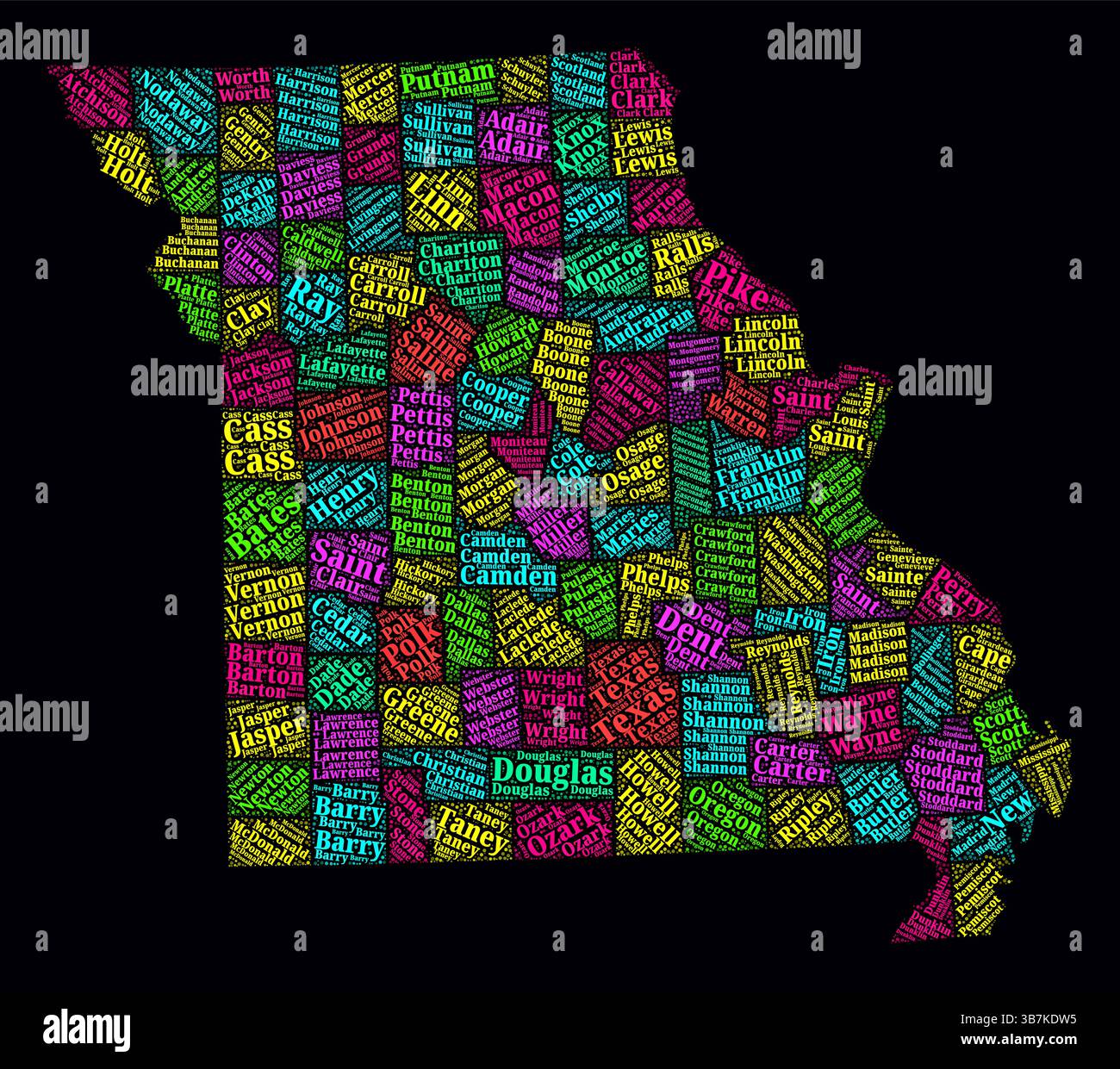 Missouri arkansas mississippi alabama Stock Vector Images - Alamy