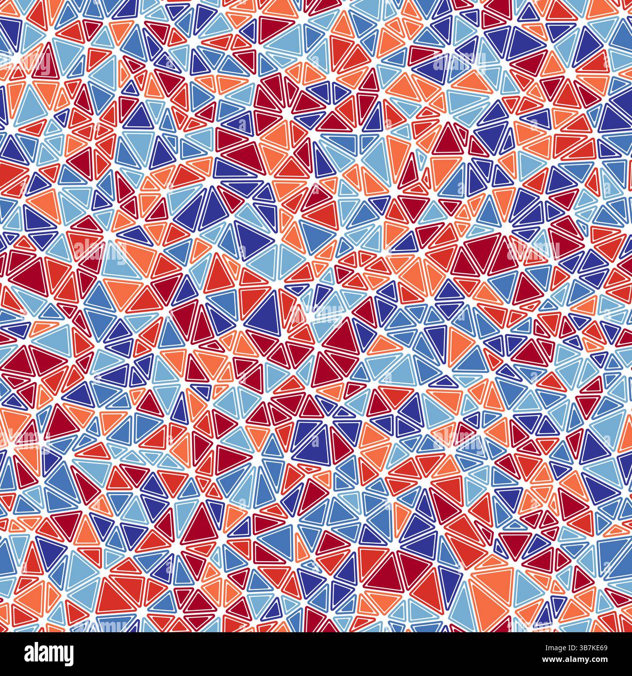 Tileable Abstract Background Rounded Solid Shapes In Frames Small Triangles Size Multiple