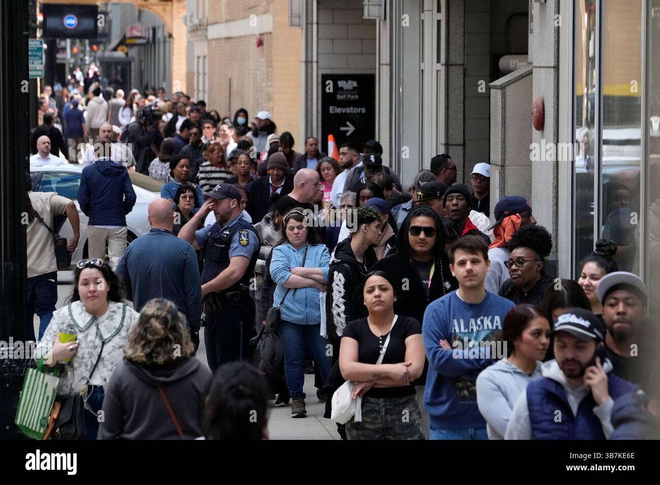 People line up to apply for Real ID at a Real ID Supercenter in ...