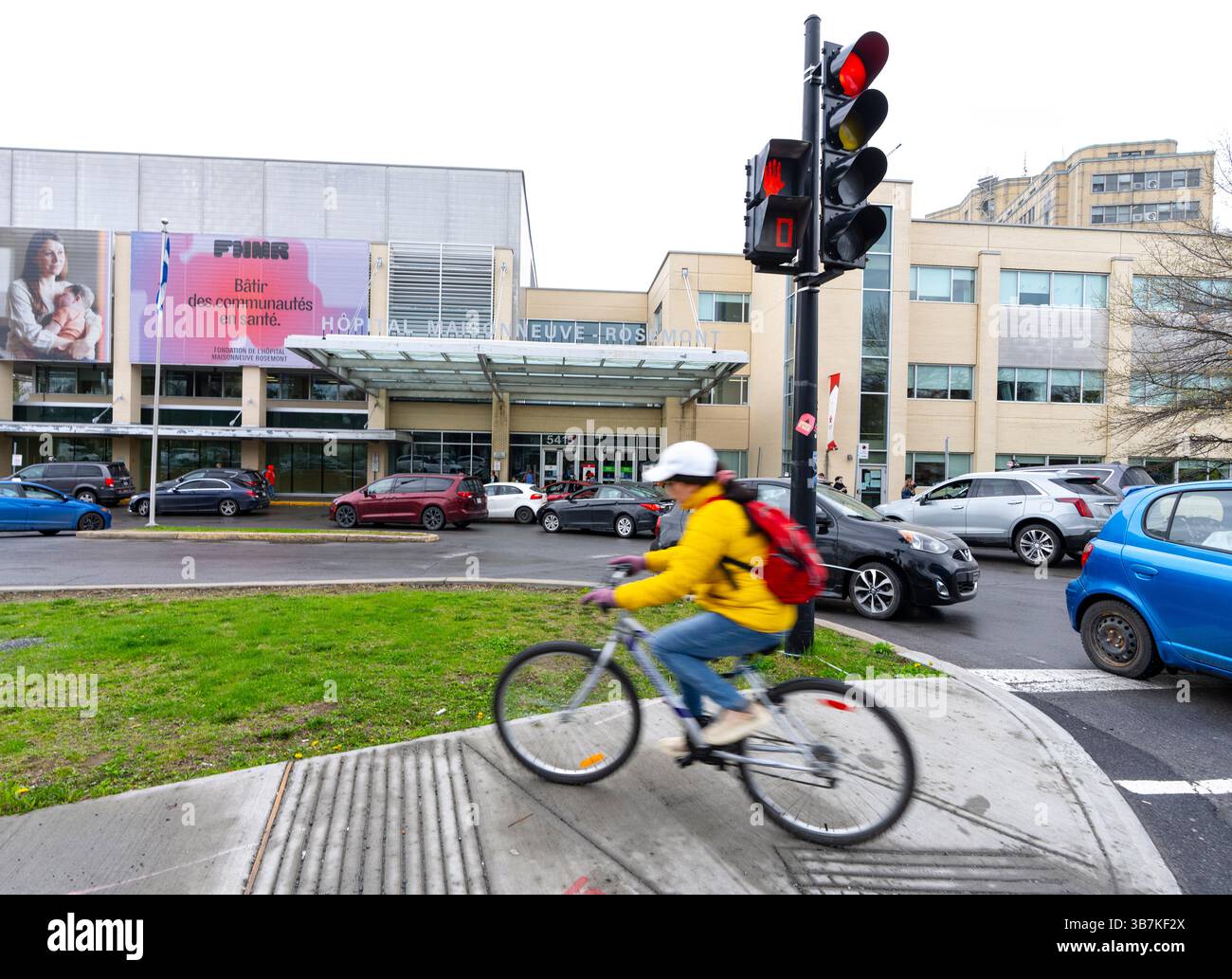 Montreal, Canada. 06th May, 2025. Maisonneuve-Rosemont Hospital is seen ...