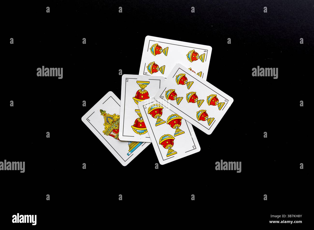 Classic Spanish Playing Cards: Traditional Game Cards Stock Photo - Alamy