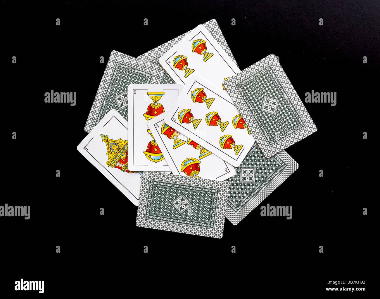 Classic Spanish Playing Cards: Traditional Game Cards Stock Photo - Alamy