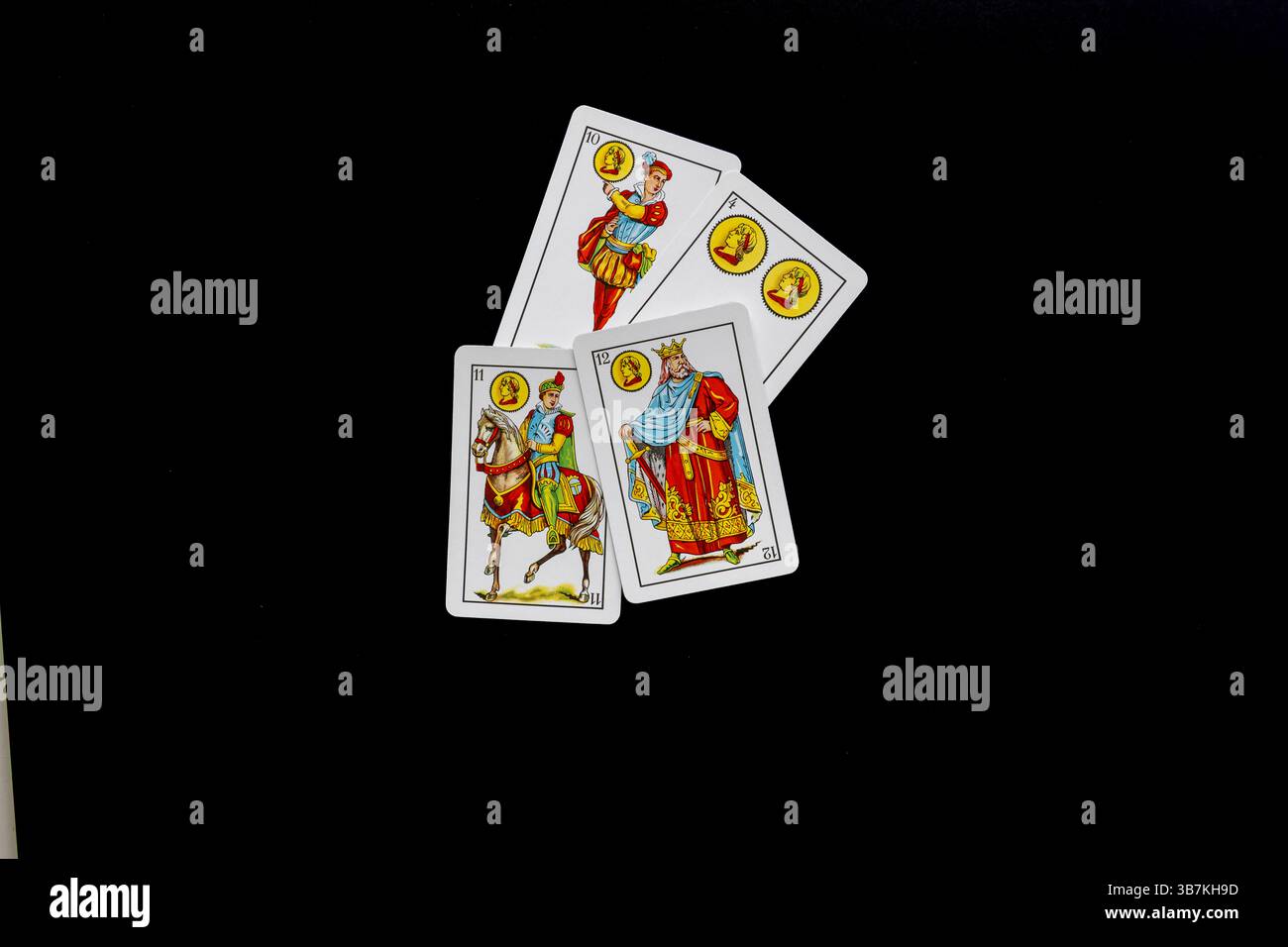 Classic Spanish Playing Cards: Traditional Game Cards Stock Photo - Alamy