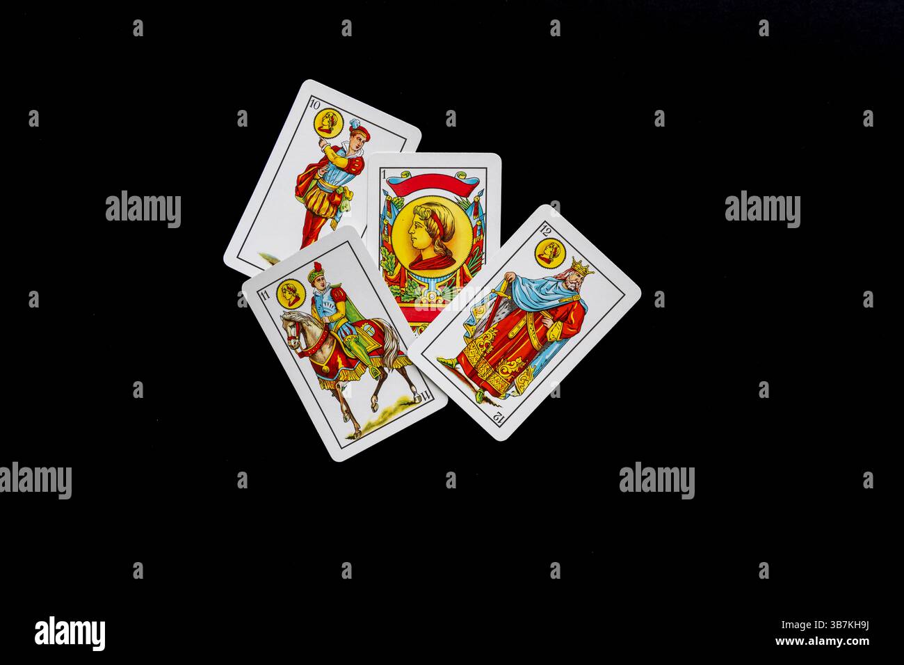 Classic Spanish Playing Cards: Traditional Game Cards Stock Photo - Alamy