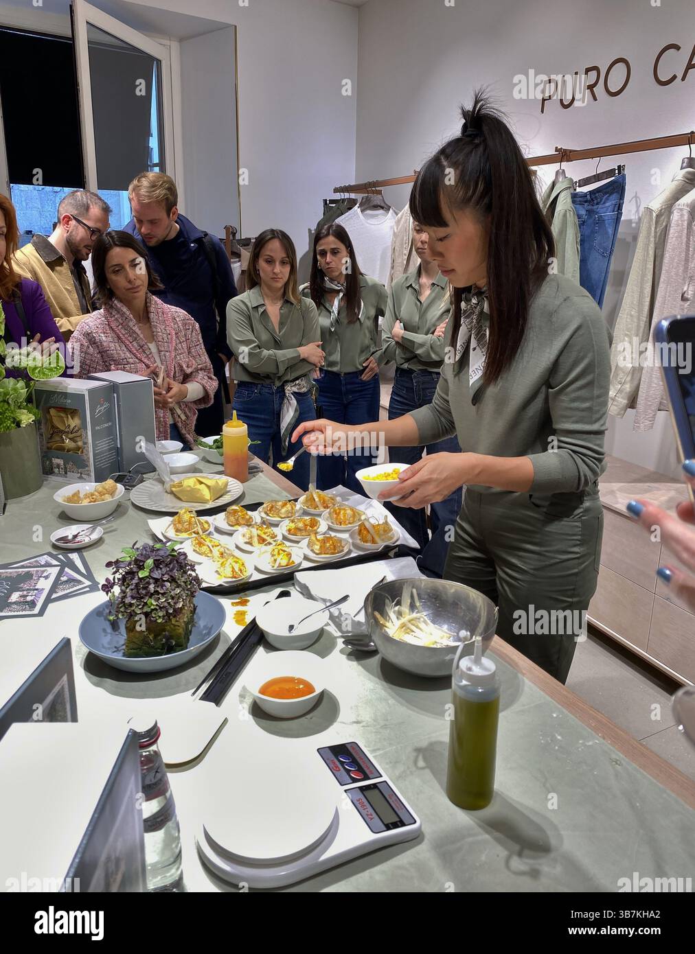 Milan, Anna Zhang, winner of the 14th edition of Masterchef, arrives at ...