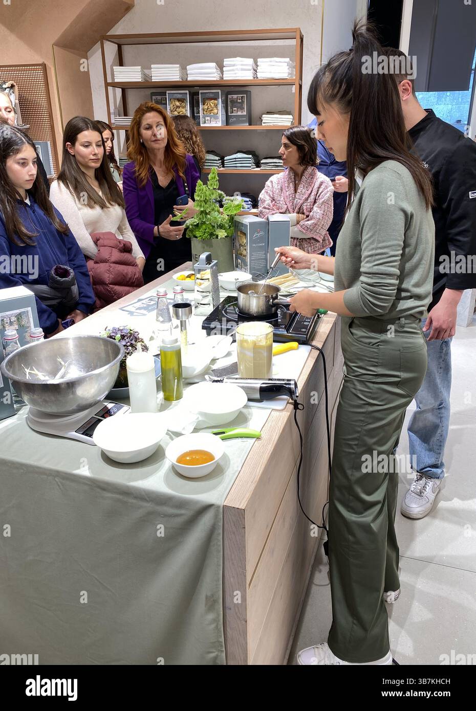 Milan, Anna Zhang, winner of the 14th edition of Masterchef, arrives at ...