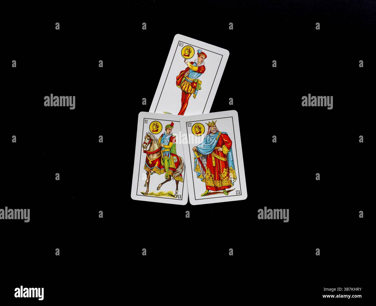 Classic Spanish Playing Cards: Traditional Game Cards Stock Photo - Alamy