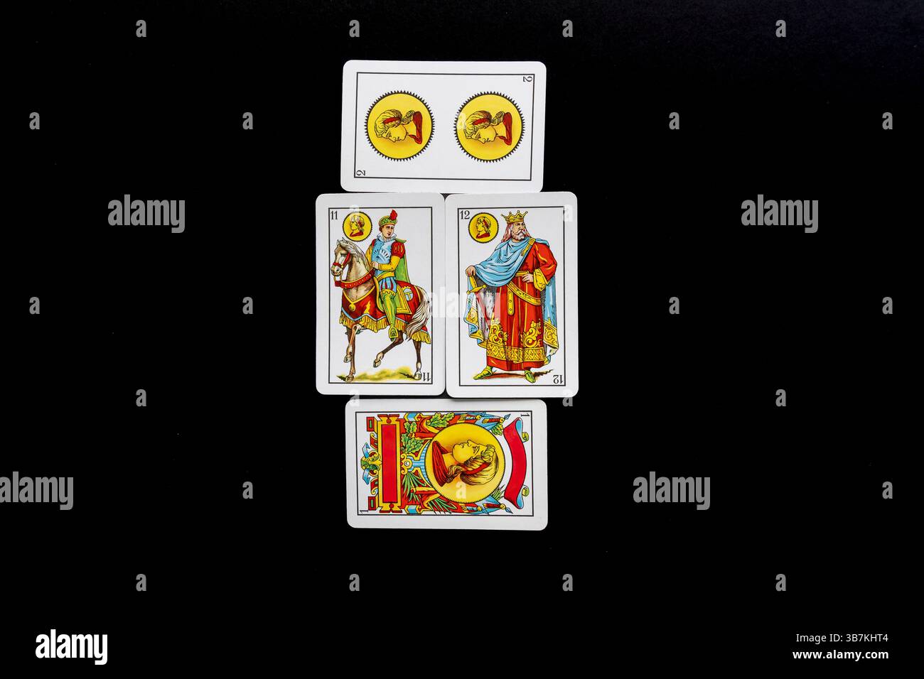 Classic Spanish Playing Cards: Traditional Game Cards Stock Photo - Alamy