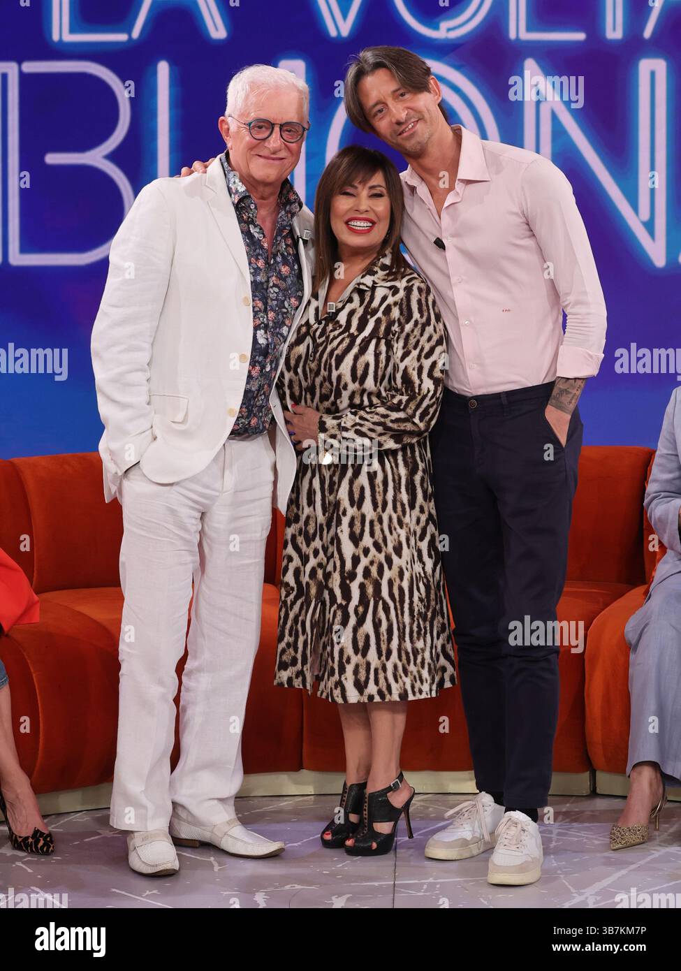 Rome, Italy. 06th May, 2025. Rome, Rai studios ex Teulada, TV show "La ...