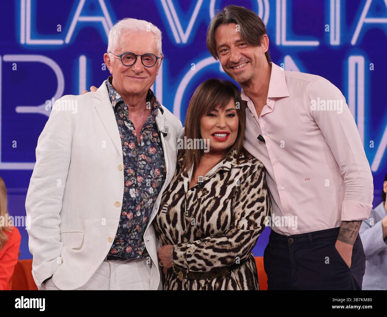 Rome, Italy. 06th May, 2025. Rome, Rai studios ex Teulada, TV show "La ...