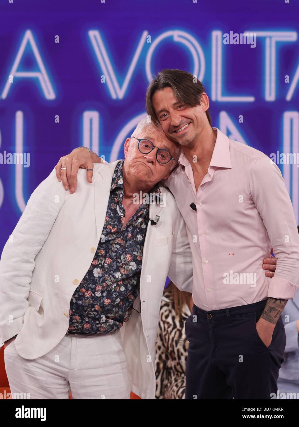 Rome, Italy. 06th May, 2025. Rome, Rai studios ex Teulada, TV show "La ...