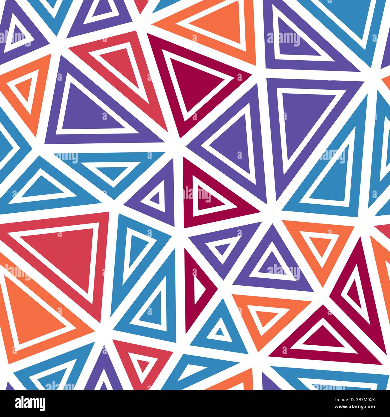 Minimal geometric background. Large triangle size. Solid shapes in ...