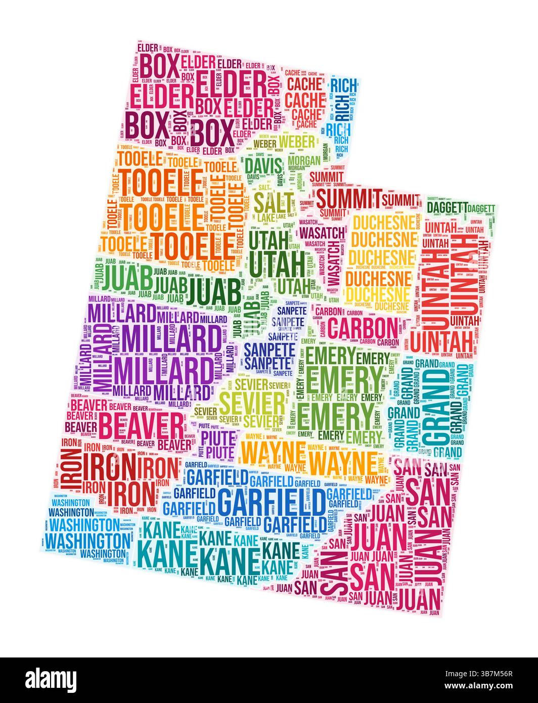 Salt lake county state Stock Vector Images - Alamy