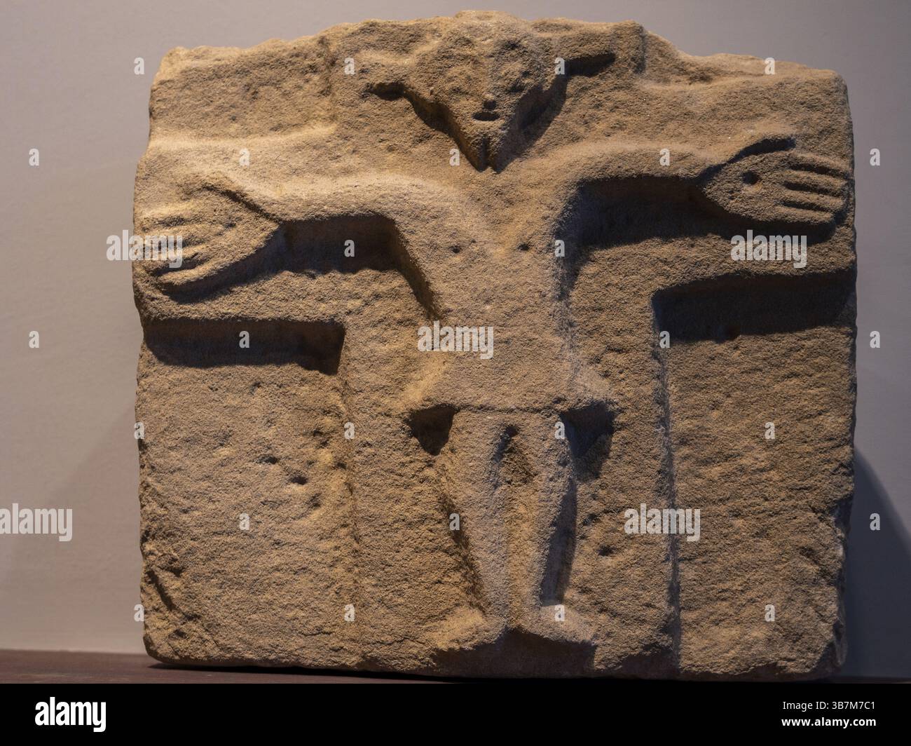 Jesus christ crucified, Romanesque sculpture, 12th century, master Esteban's workshop, origin of ...