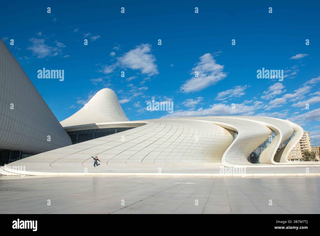 Heydar Aliyev Cultural Center by Zaha Hadid Stock Photo - Alamy