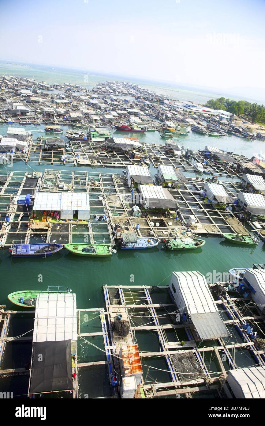 Aerial view on the tropical sea farm Stock Photo - Alamy