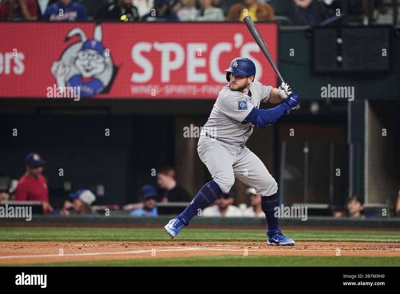 Los Angeles Dodgers' Max Muncy waits on a pitch during a baseball game ...