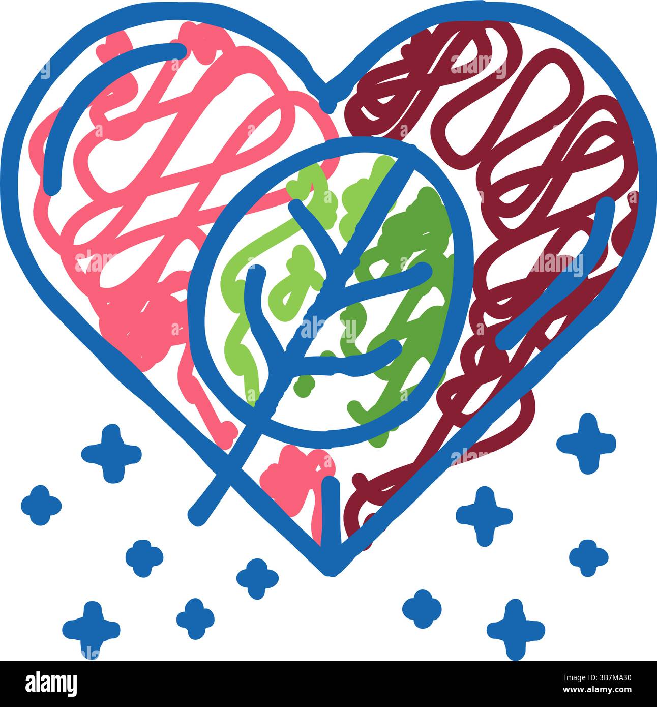 healthy spinach icon doodle illustration Stock Vector Image & Art - Alamy