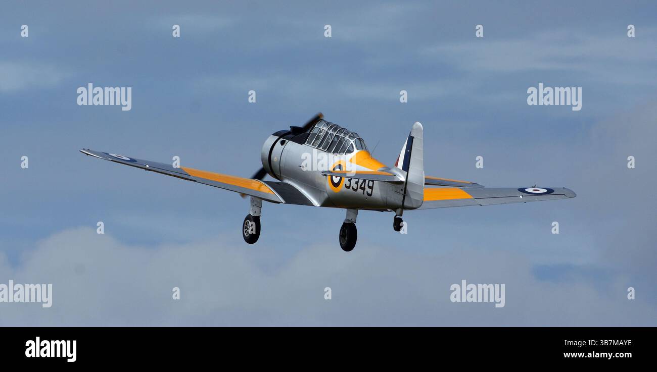 Vintage North American NA-64 Yale Second World War training plane in ...